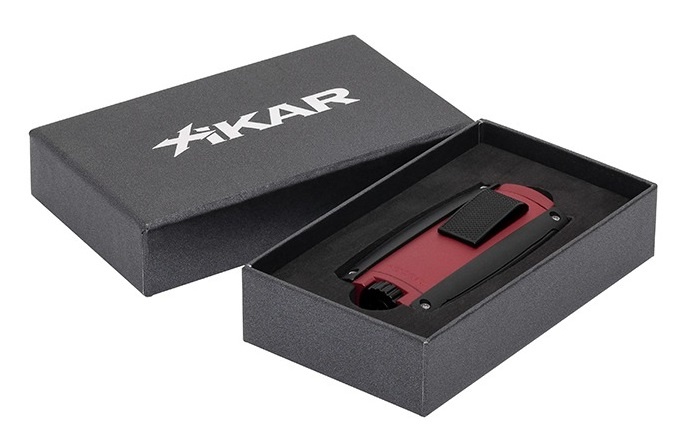 Lighter Xikar Turismo Double Jet Matte Red - Haddocks Lightershop