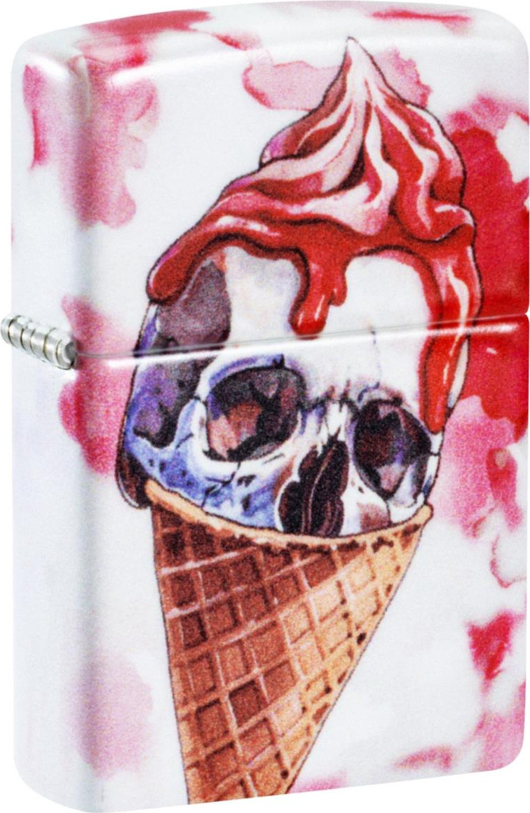 Lighter Zippo Ice Cream Skull - Haddocks Lightershop
