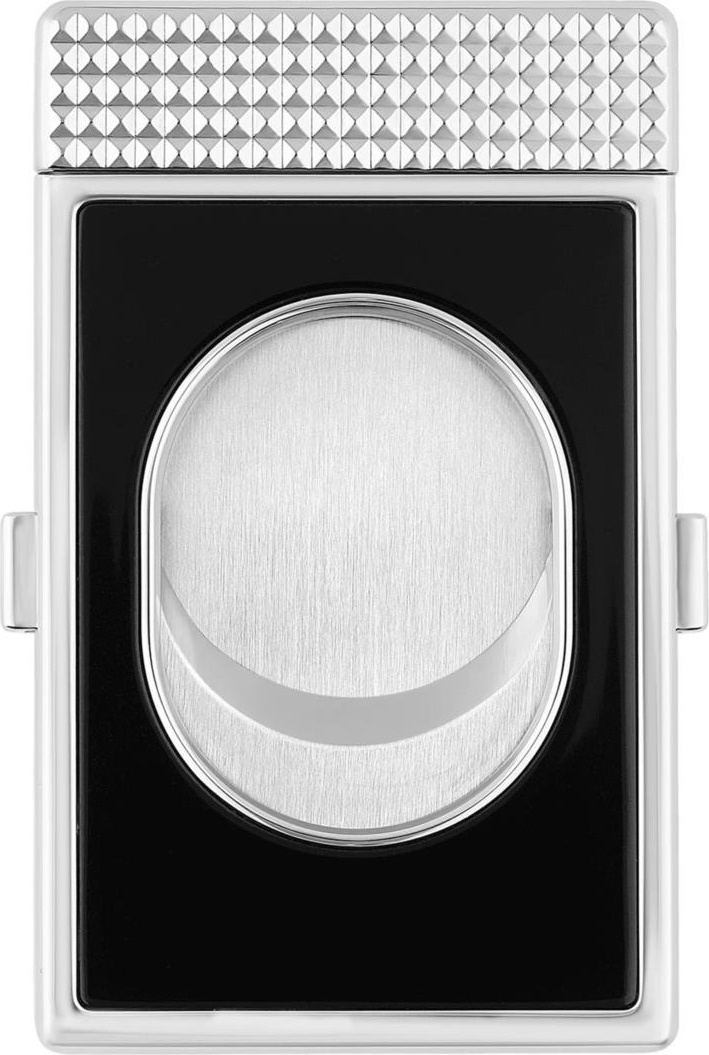 Cigar Cutter Dupont Slim Black Chrome - Haddocks Lightershop