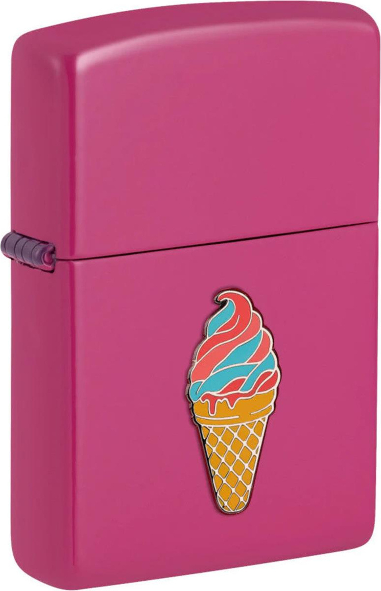 Lighter Zippo Frequency Ice Cream Emblem - Haddocks Lightershop