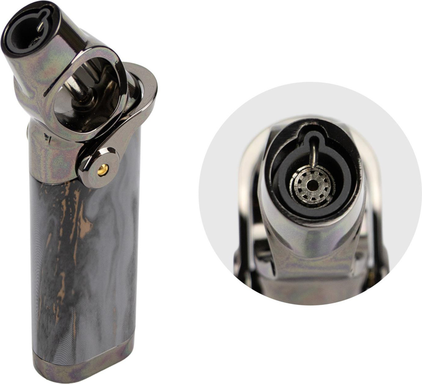 Lighter Passatore Rocket Marbled Gun - Haddocks Lightershop