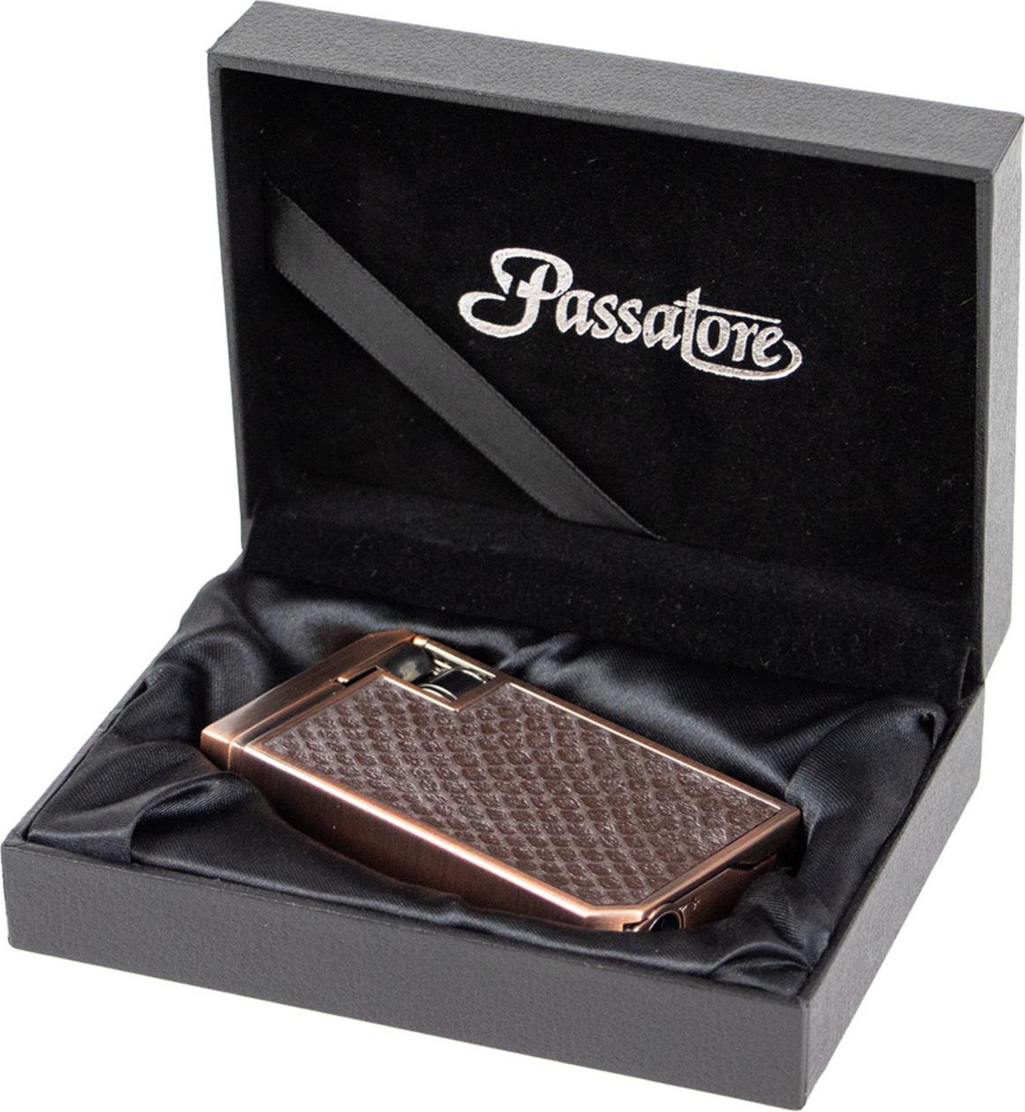 Lighter Passatore Sinclair Antiq Copper Snake Design - Haddocks Lightershop