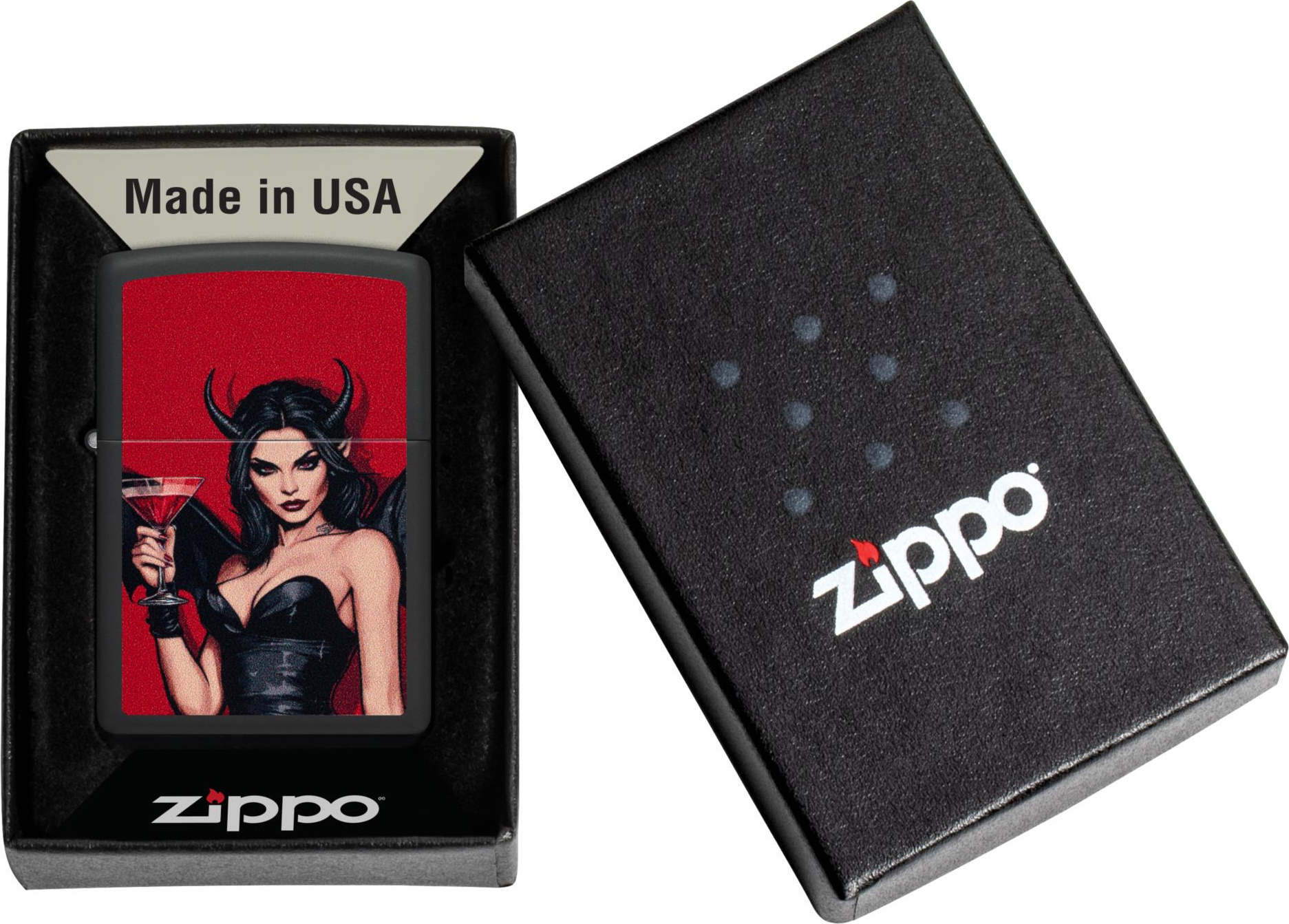 Lighter Zippo Devil Vampire - Haddocks Lightershop
