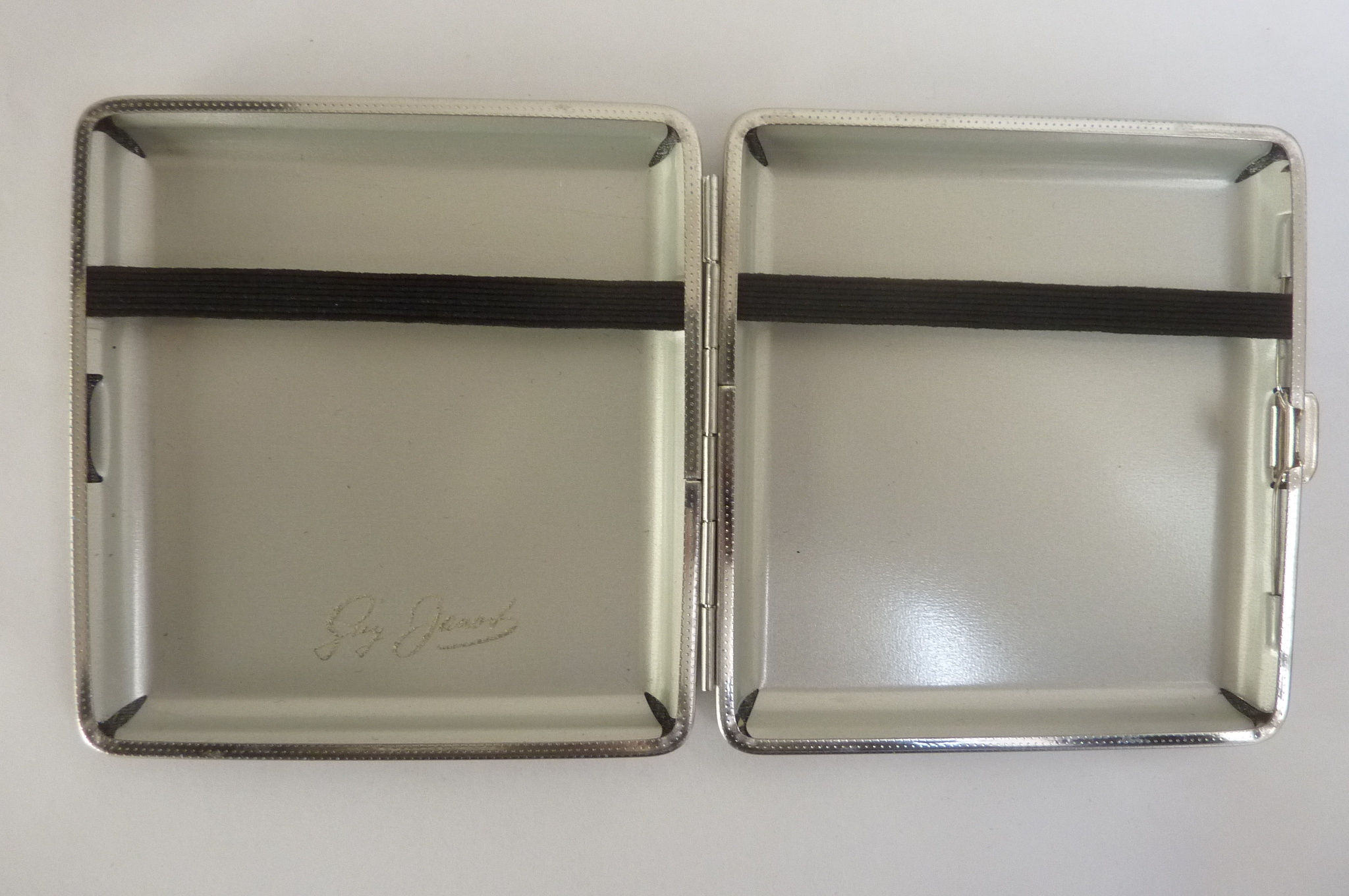 Cigarette Case Metal Squares Brown & Black - Haddocks Lightershop