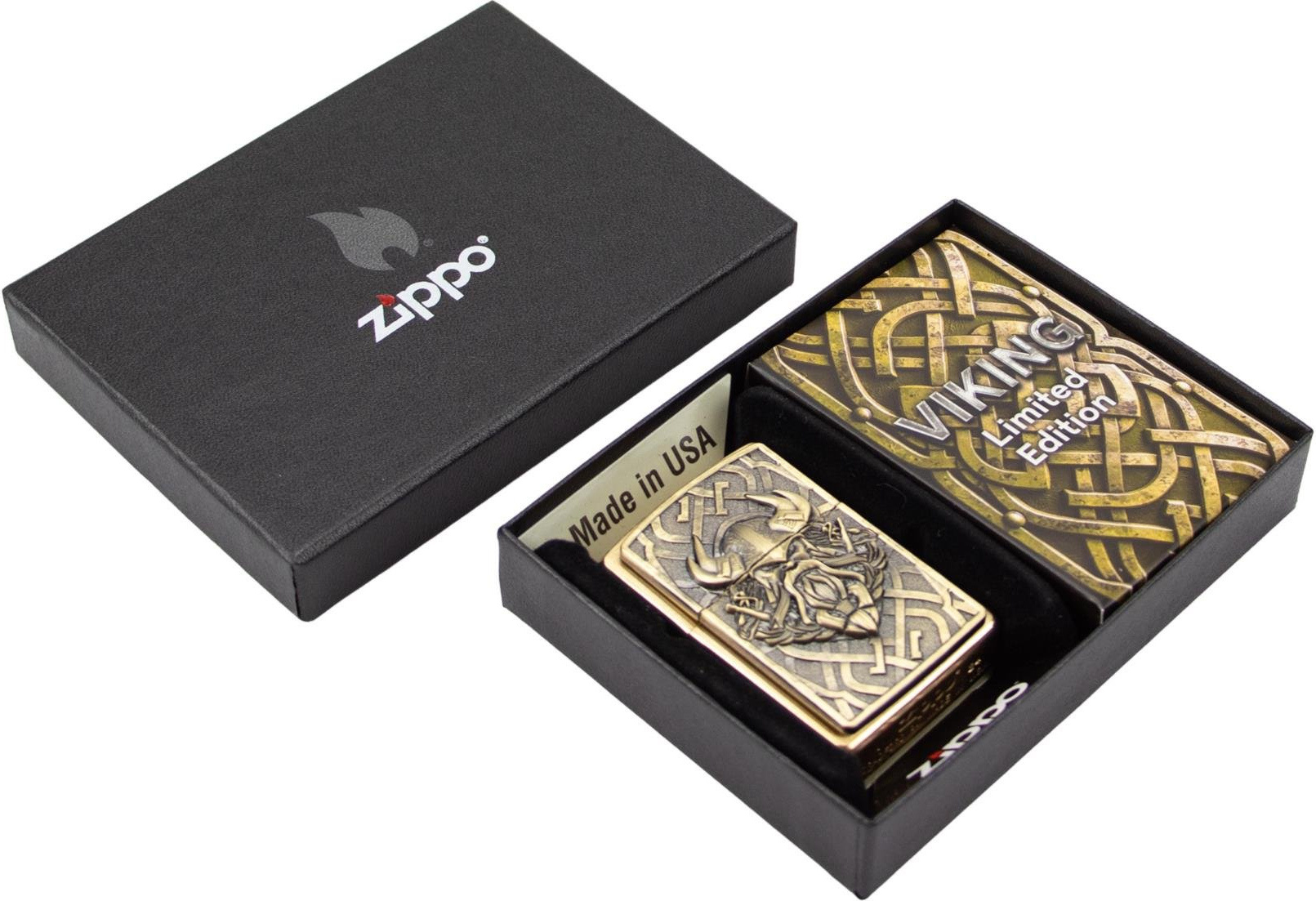 Lighter Zippo Limited Edition Viking Emblem - Haddocks Lightershop
