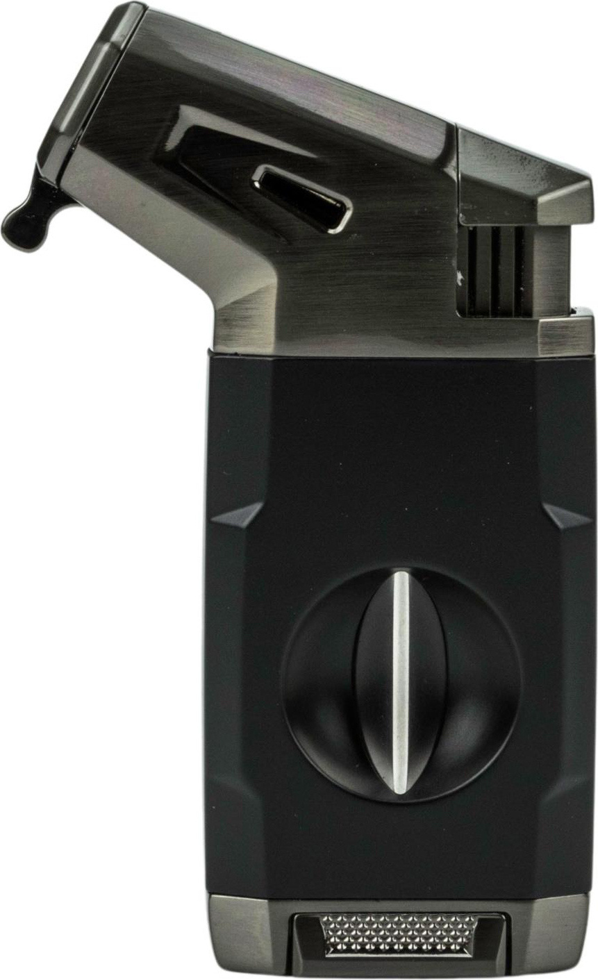 Lighter Passatore Viking Black Gun - Haddocks Lightershop