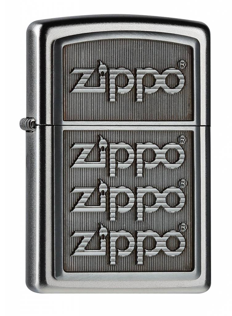 Lighter Zippo 4 Zippo Logos 3D Emblem - Haddocks Lightershop