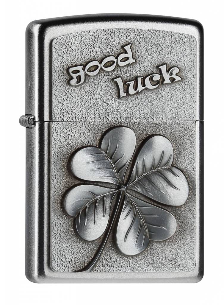 Lighter Zippo Good Luck Clover - Haddocks Lightershop