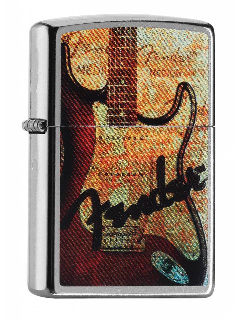 Aansteker Zippo Fender Guitar - Haddocks Lightershop