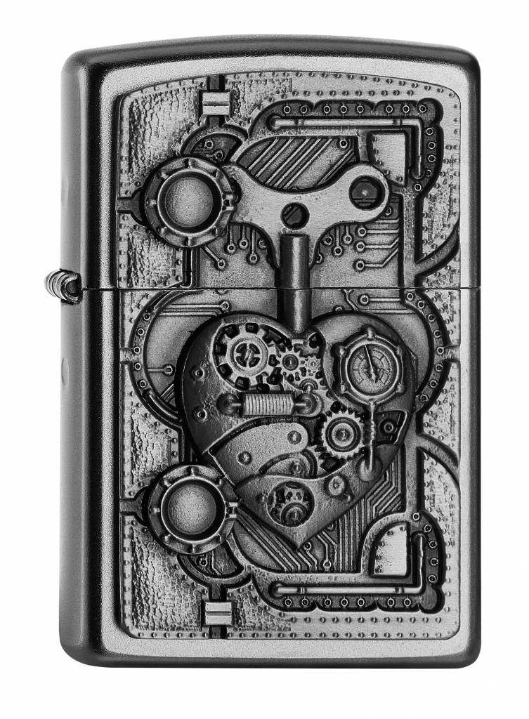 Lighter Zippo Steampunk Heart - Haddocks Lightershop