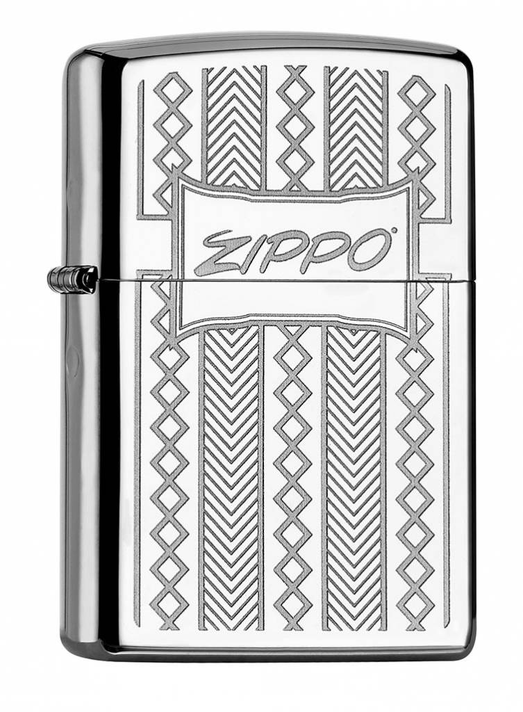 Lighter Zippo Logo Lustre - Haddocks Lightershop