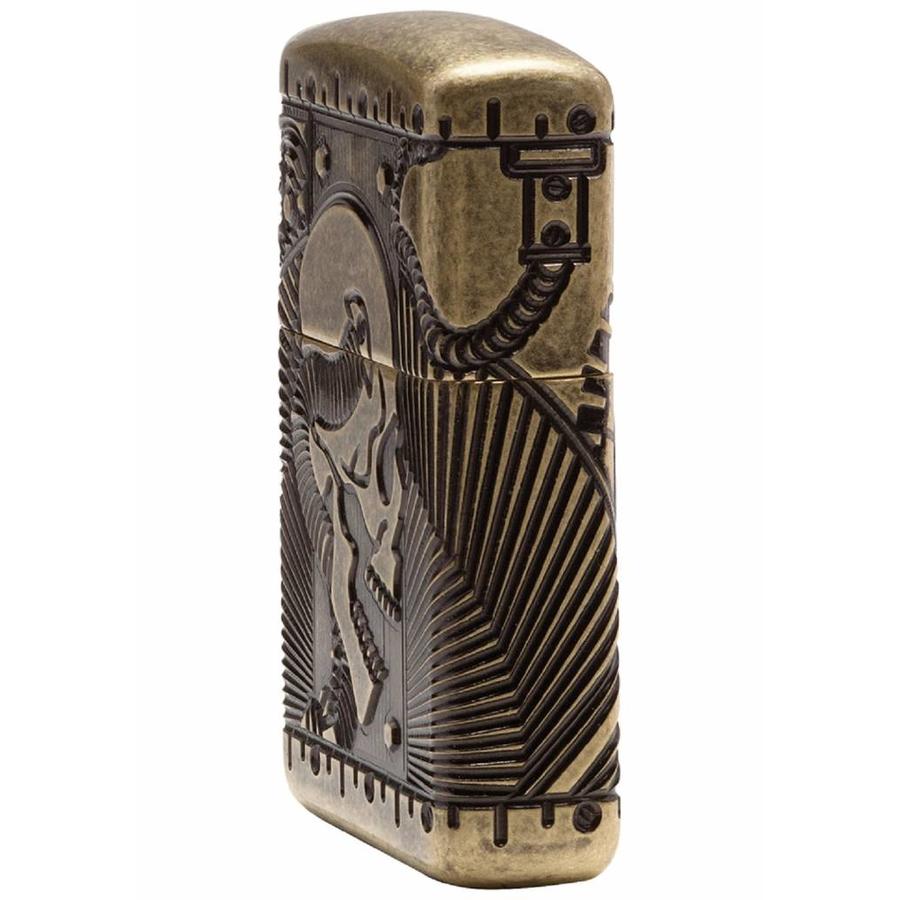 Lighter Zippo Armor Case Skull Multi Cut - Haddocks Lightershop