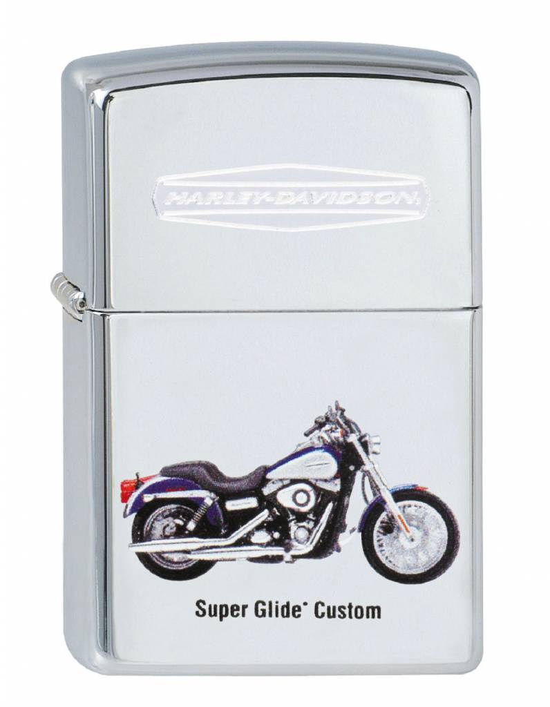 Lighter Zippo Harley Davidson Dyna Super Glide - Haddocks Lightershop