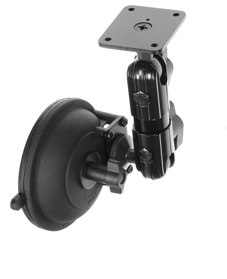 Brodit Pedestal Mount Lite Suction cup mount Kort 160mm - Emounting.nl