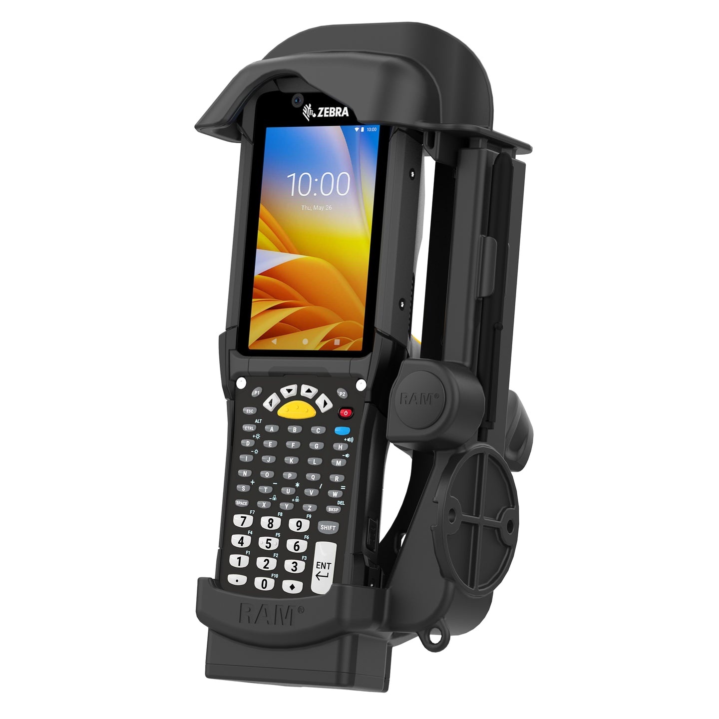 Veerbelaste houder voor Zebra MC9300 - Emounting.nl