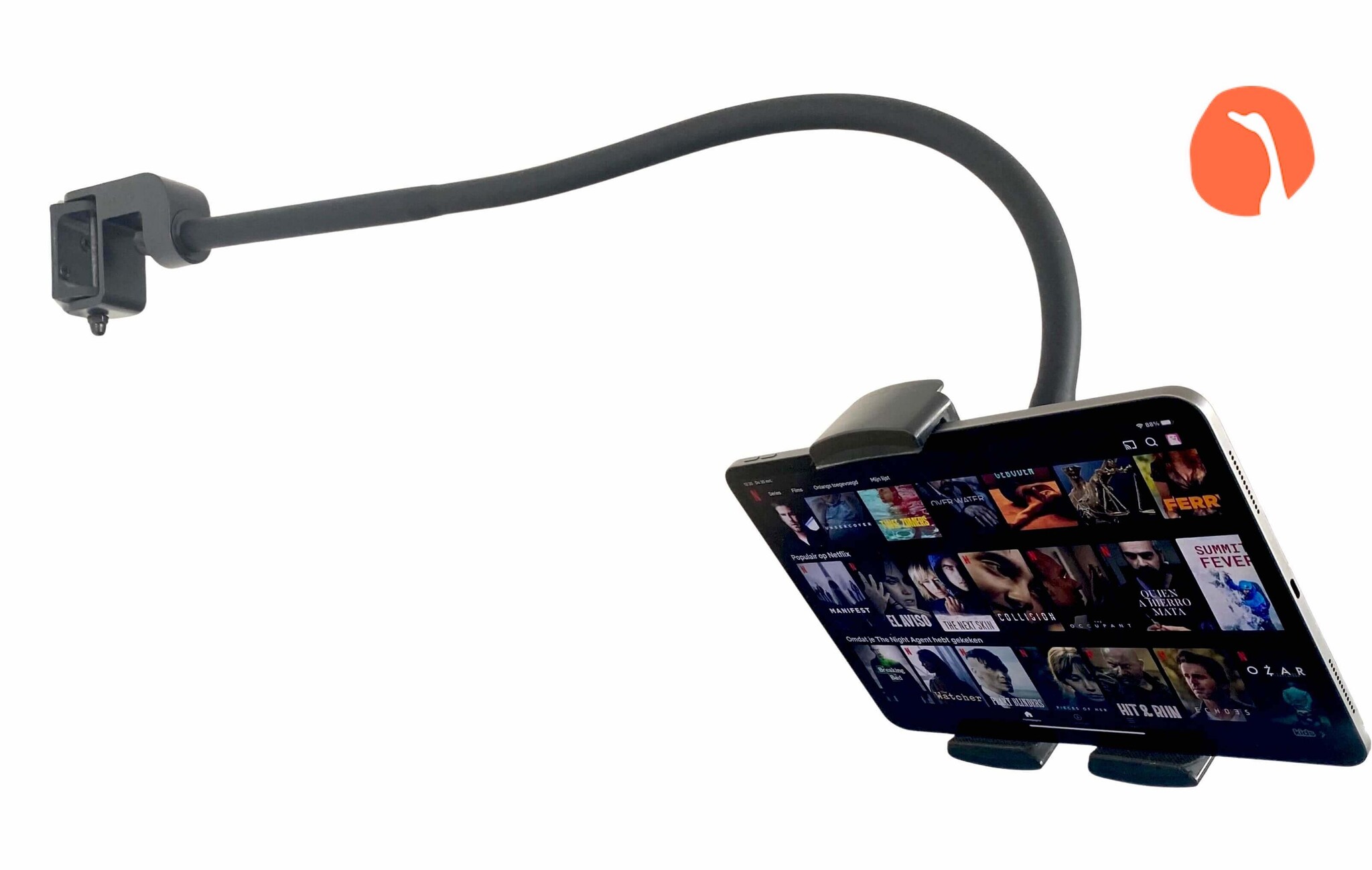 Universele Tablet en telefoon houder muur 75 zwenkbare cm hals ...