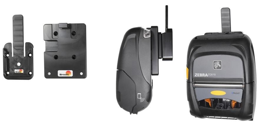 houder Zebra ZQ510/511/520/521 met MultiMoveClip - Emounting.nl