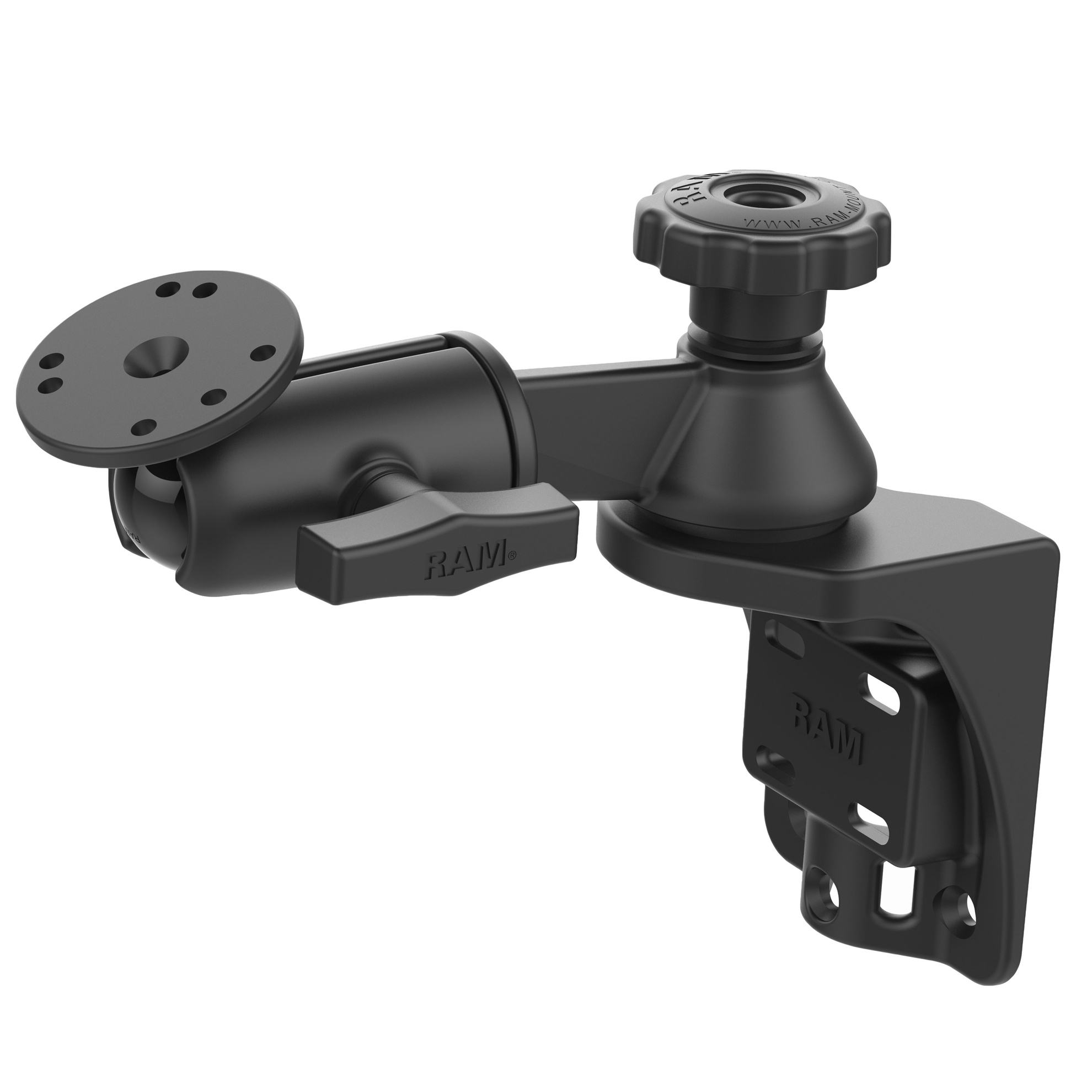 RAM Mounts Vertical 6" Swing Arm Mount for Fishfinders & Plotters RAM ...