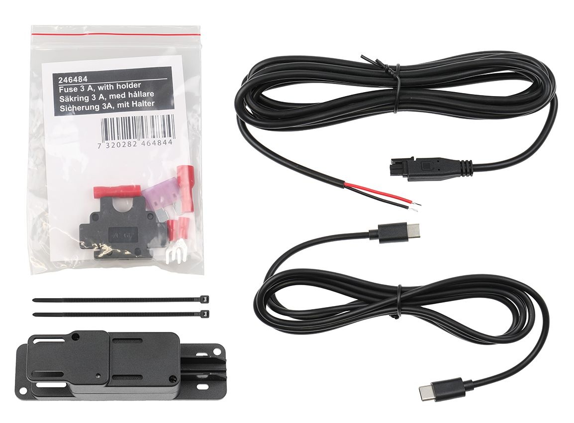 Hard-Wired Power Supply usbC - 2 pin molex PD 3.0A - Emounting.nl