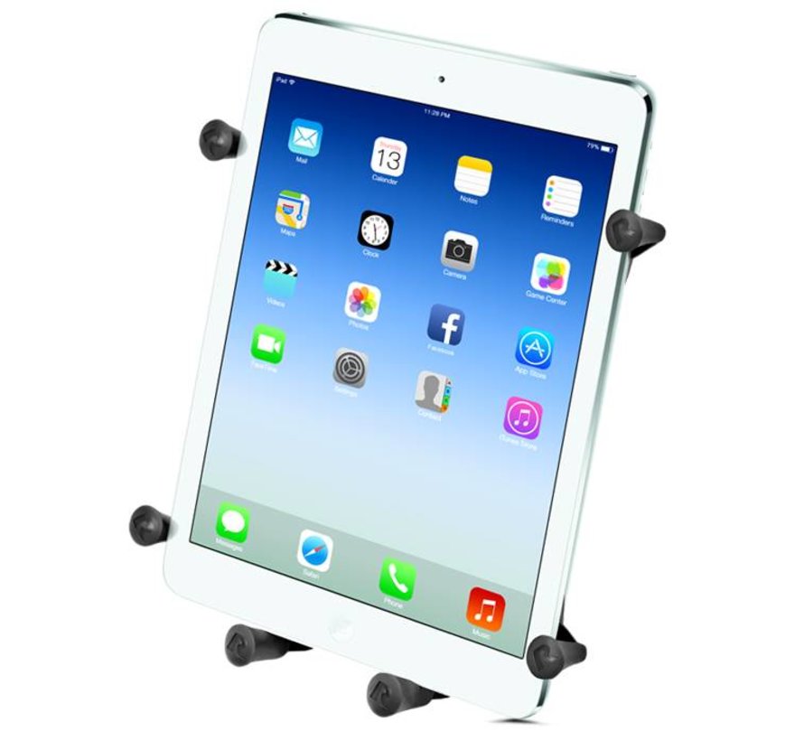 RAM Mount X-Grip 10 inch tablet houder Yoke stangklem - Emounting.nl