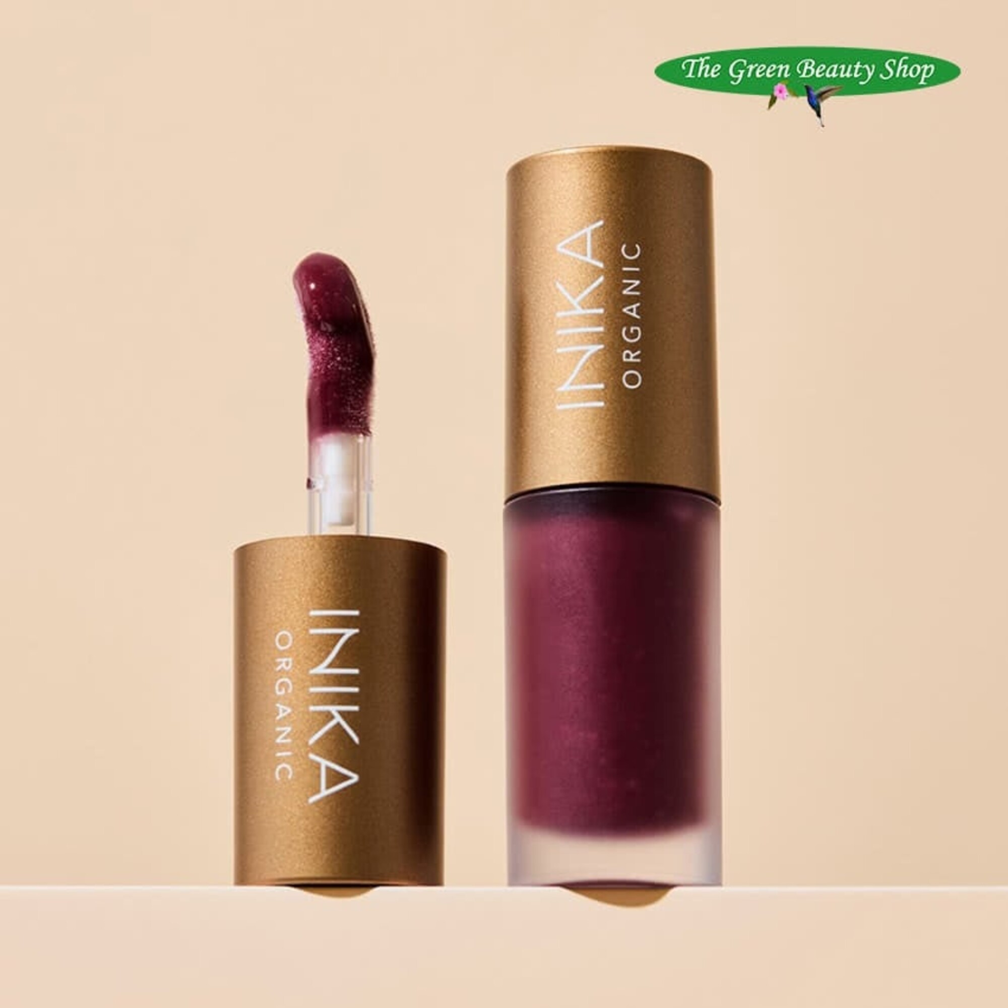 Inika Organic Tinted Lip Oil Mulberry: Glossy Colour & Hydration - GreenBeautyShop