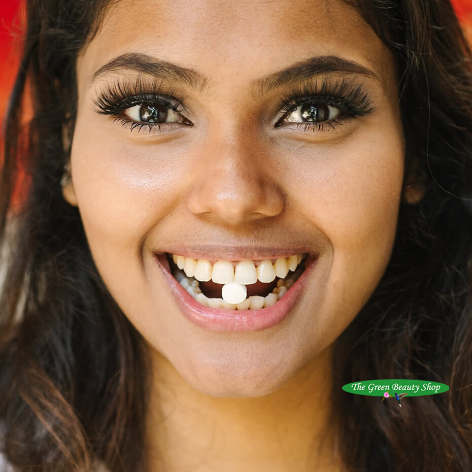 100% Natural toothpaste tablets with peppermint - GreenBeautyShop