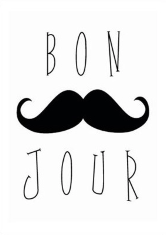 Bonjour Clipart Noir Et Blanc