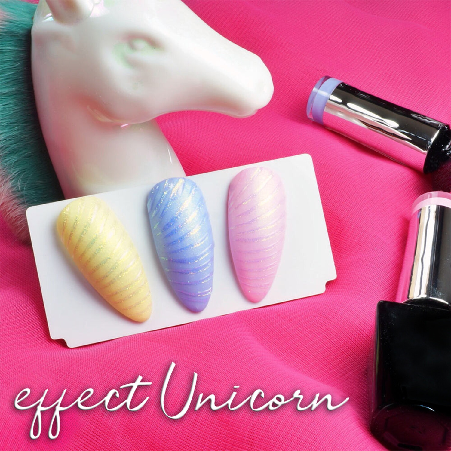 Unicorn Effect /Opleidingen/Nailart glitters/Showroom - Megabeautyshop.nl