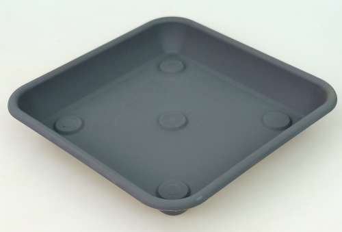 Square large container coaster suitable for Terrae Quadro gray 30 cm ...