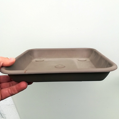 Large square container coaster for Terrae Quadro beige 23cm - Uhlig ...