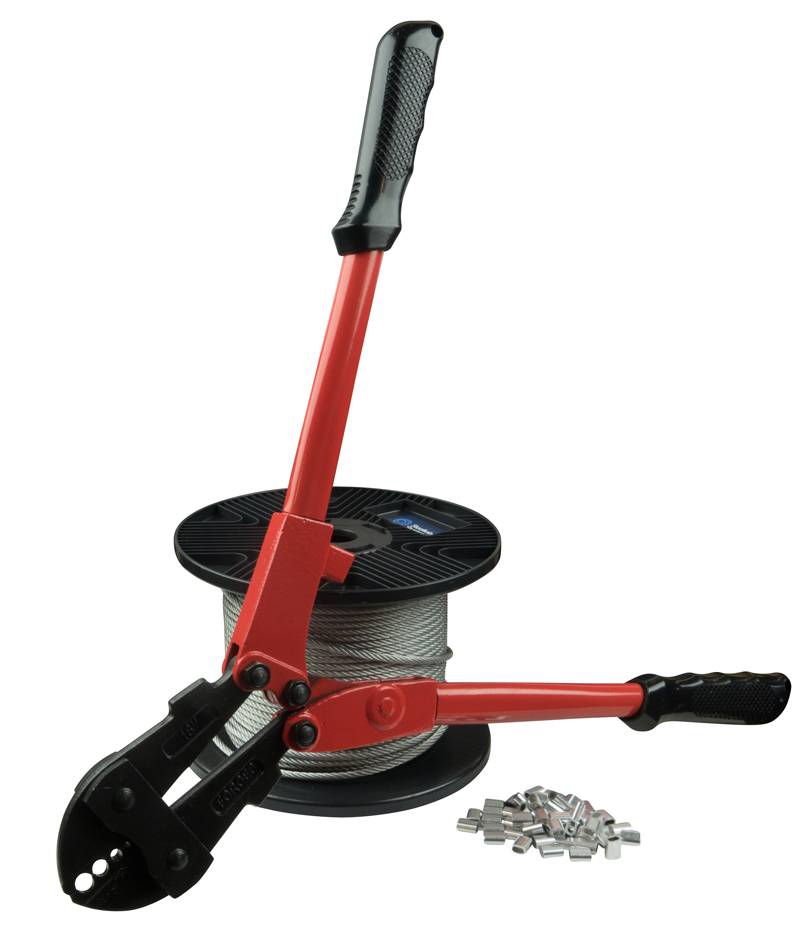 Crimping Tool + 3Mm 100M + Clamp For Sale - Wire rope stunter