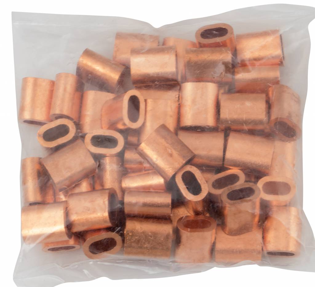Wire Rope Clips Copper 4Mm 50Pc For Sale - Wire rope stunter
