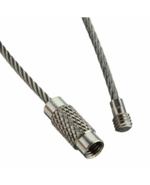 roestvaststaal Staaldraad 150 mm 'armband' Staaldraad sleutelring kopen ...