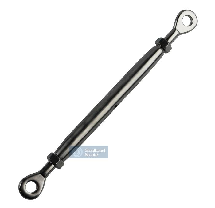 Stainless Turnbuckle M6 Eye-Eye For Sale - Wire rope stunter