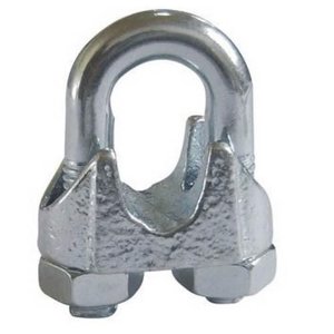 Wire clamps with nuts - Wire rope stunter