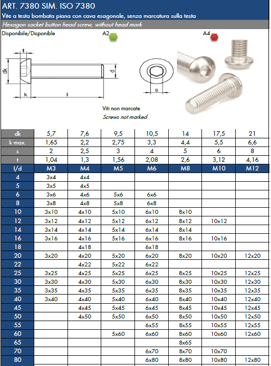 Rvs Laagbolkopschroef met binnenzeskant kopen - Staalkabelstunter