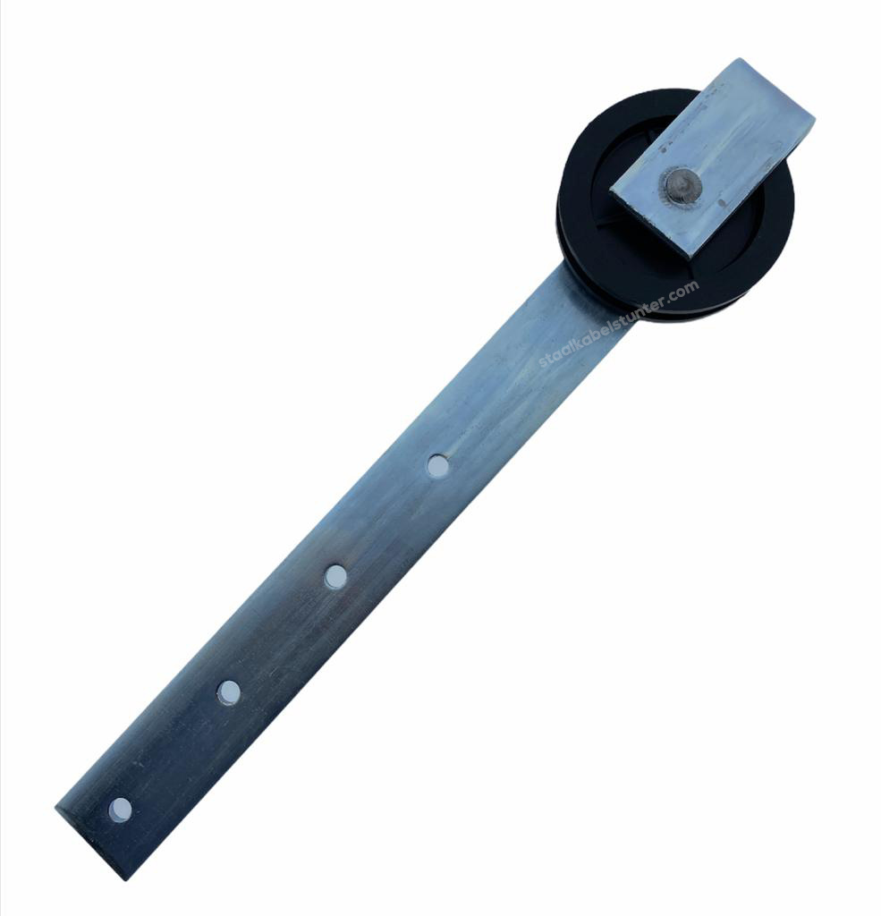 Sliding Door Hanging Roll 90mm - Wire rope stunter