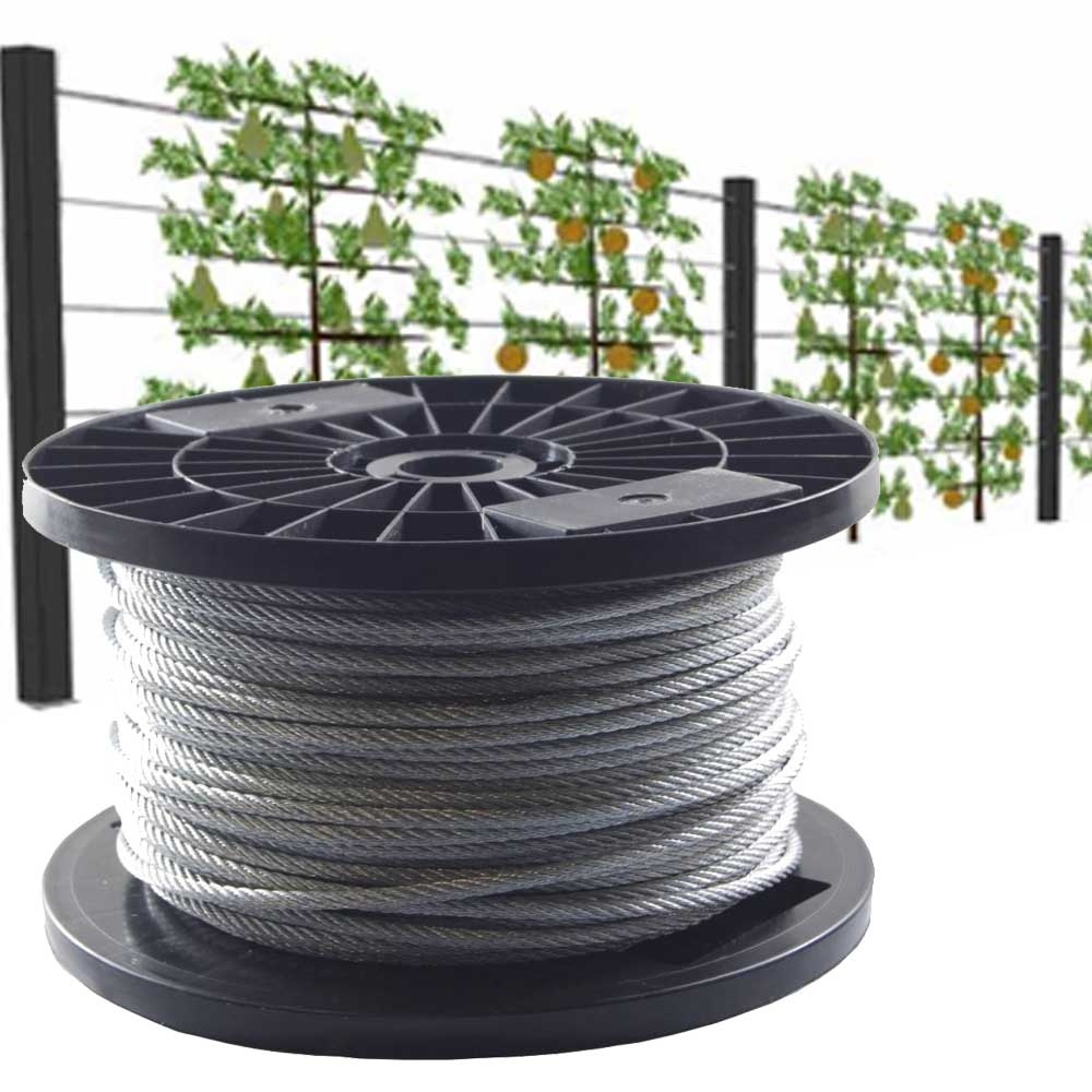 Lime Trees Wire Rope 4Mm Galvanised For Sale - Wire rope stunter