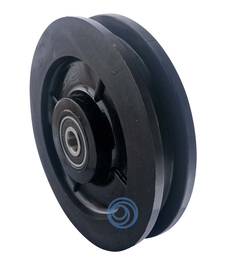 Polyamide wheel 140mm - Wire rope stunter