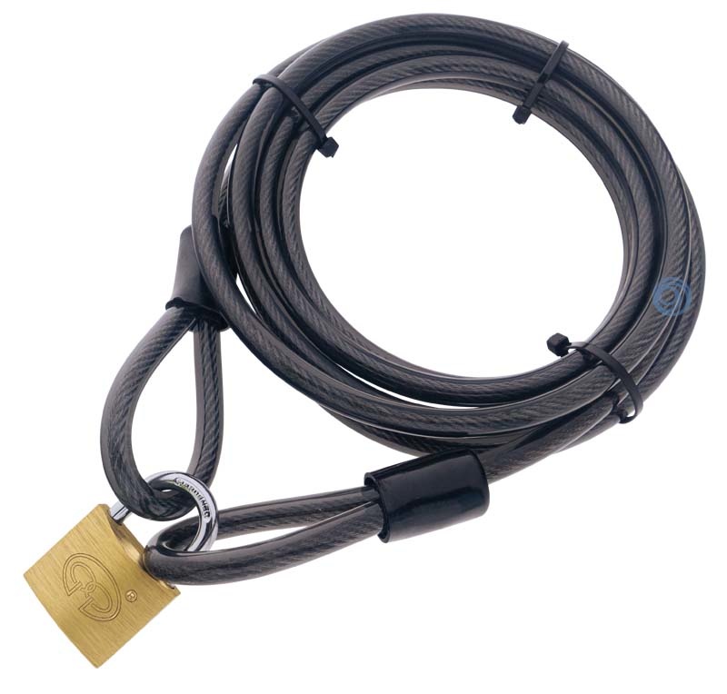 Wire Rope 3 Meter With Padlock For Sale - Wire rope stunter