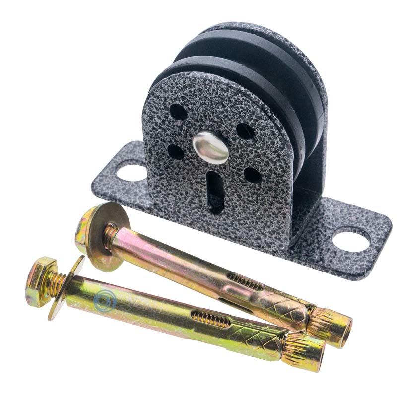 Steel wall pulley with nylon disc For Sale - Wire rope stunter