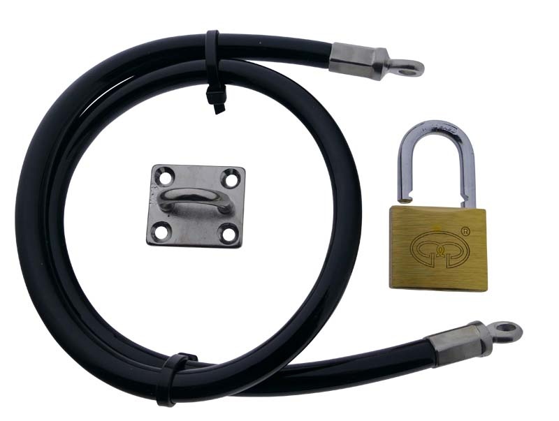 SlimLine Cable lock set - Wire rope stunter