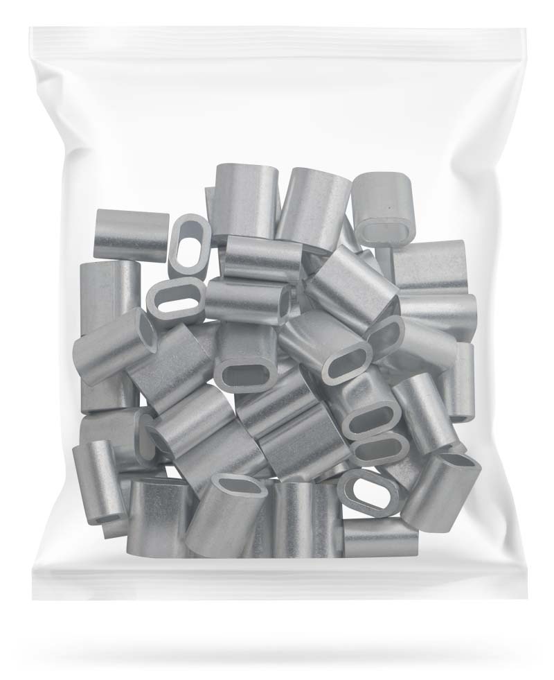 Wire Rope Clips 3Mm Discount Pack 50 Pieces For Sale - Wire rope stunter