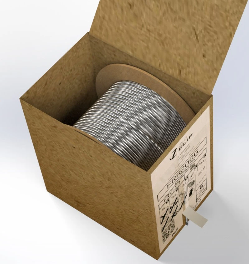 Steel cable 1.2mm 200 meters dispenser box purchase - Wire rope stunter