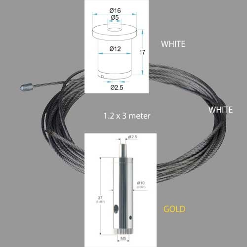 Custom Steel Cable Suspension System - Wire rope stunter