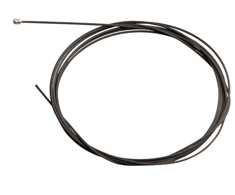 Black Steel cable with end cap 1.2mm thick and 3m long For Sale - Wire ...