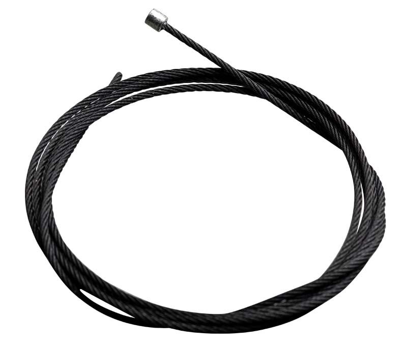 Black Steel cable with end cap 2,5mm thick and 1m/2m/3m long For Sale ...