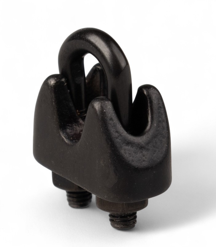 Wire Rope Clips Stainless 3mm With Nuts Black For Sale - Wire rope stunter