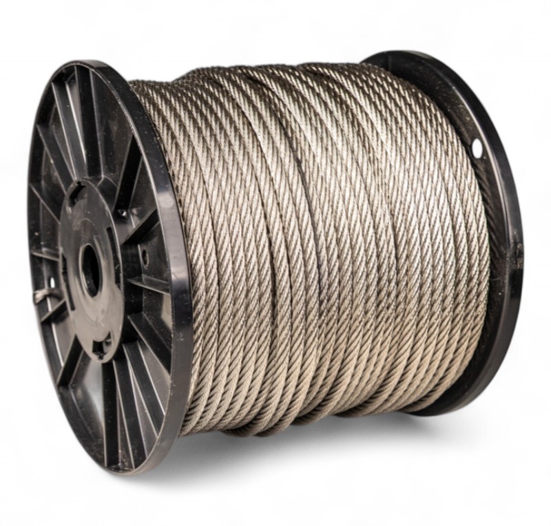 Stainless Wire Rope 6 Mm A Length Of 50 Meter For Sale - Wire rope stunter