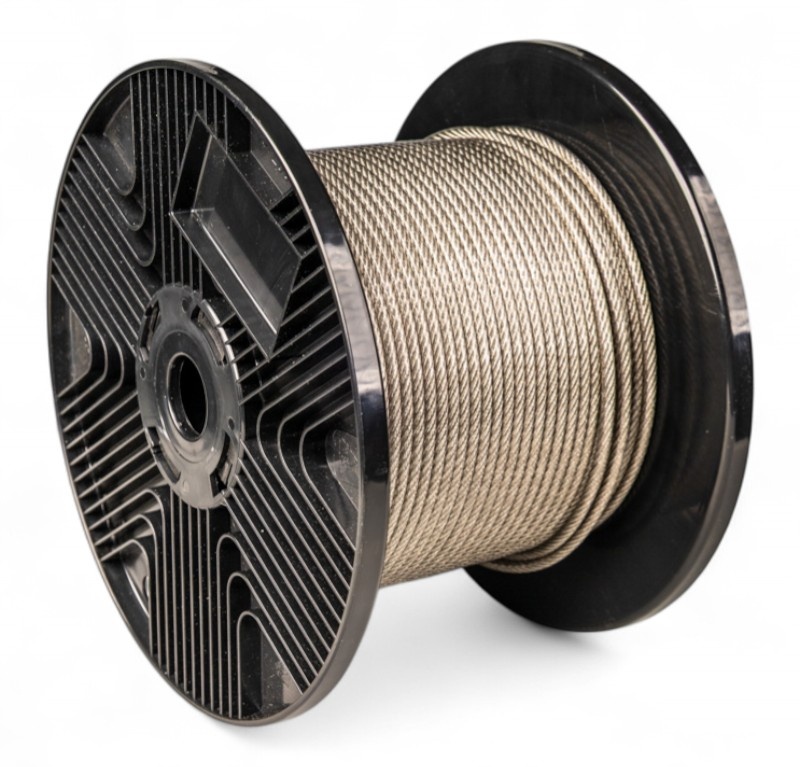 Stainless Wire Rope 3/4 Mm Pvc 100 Meter For Sale - Wire rope stunter